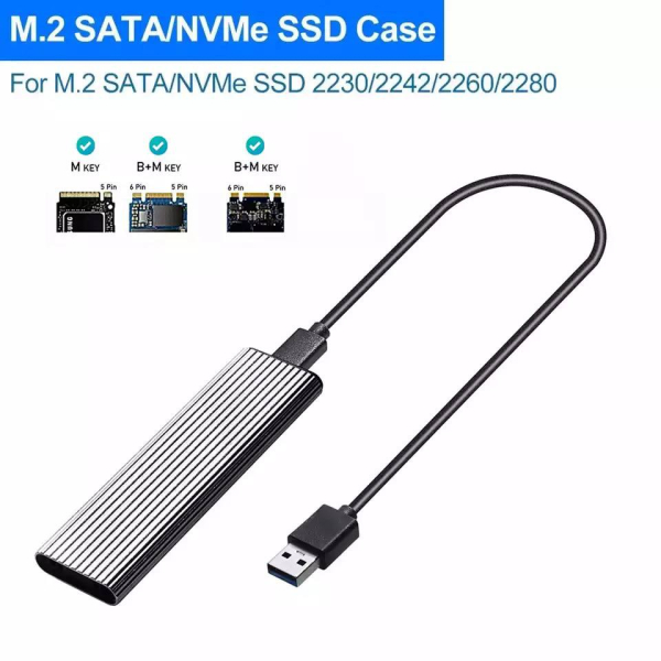 Boitier Disque Dur SSD Externe M2 - Media-shopping.ma