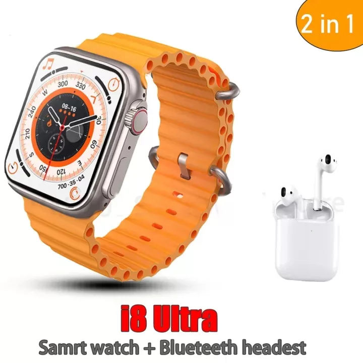 Montre intelligente Ultra 8 MAX avec Écouteurs Bluetooth TWS - Media ...