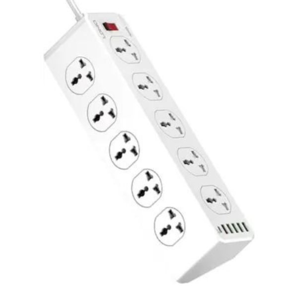 Rallonge Multiprise Robuste avec 10 Prises - Media-shopping.ma